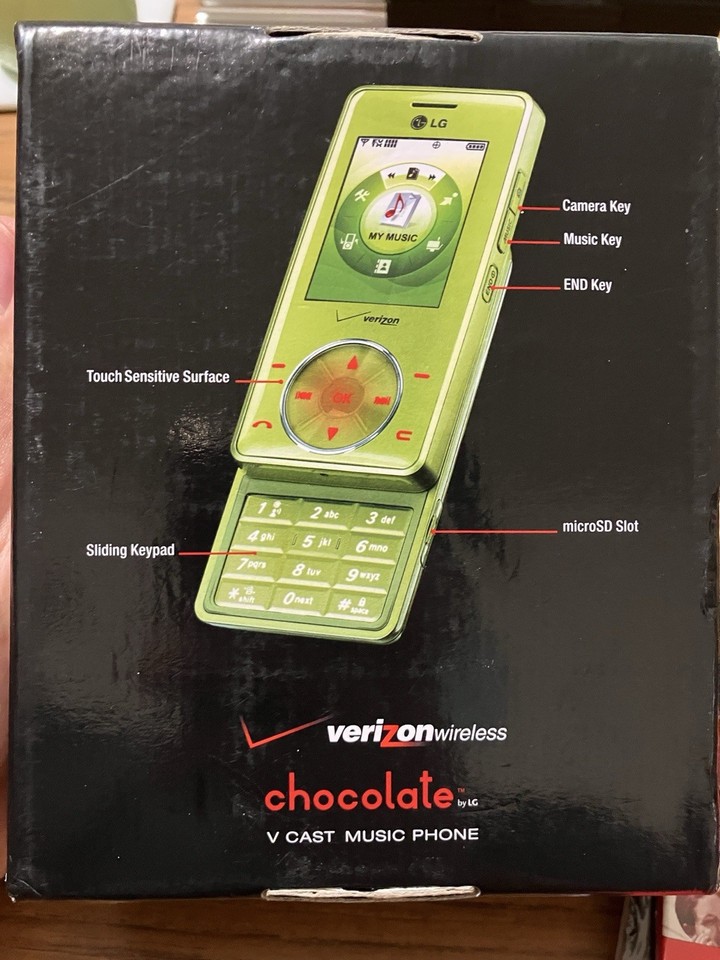 Retro LG Chocolate VX8500 MP3 Player Slider Phone from Verizon Wireless ...