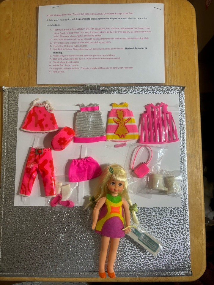 Vintage Chris Fun Timers Set #3301 (Sears Exclusive)~1967~Comp.&MINT ...