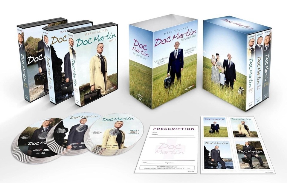 Doc Martin Complete Series Collection Seasons 1-10 + Movies, DVD, 26 ...