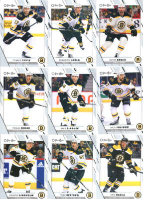 2023-24 O-Pee-Chee Veterans Boston Bruins Team Set - 17 Cards(4 POCKET ...