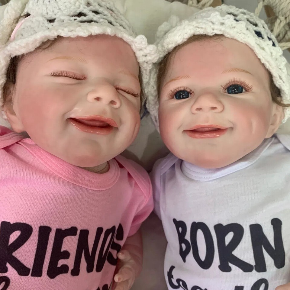 22 Inch Newborn Toddler Gifts Handmade Reborn Baby Dolls Lifelike Cloth ...