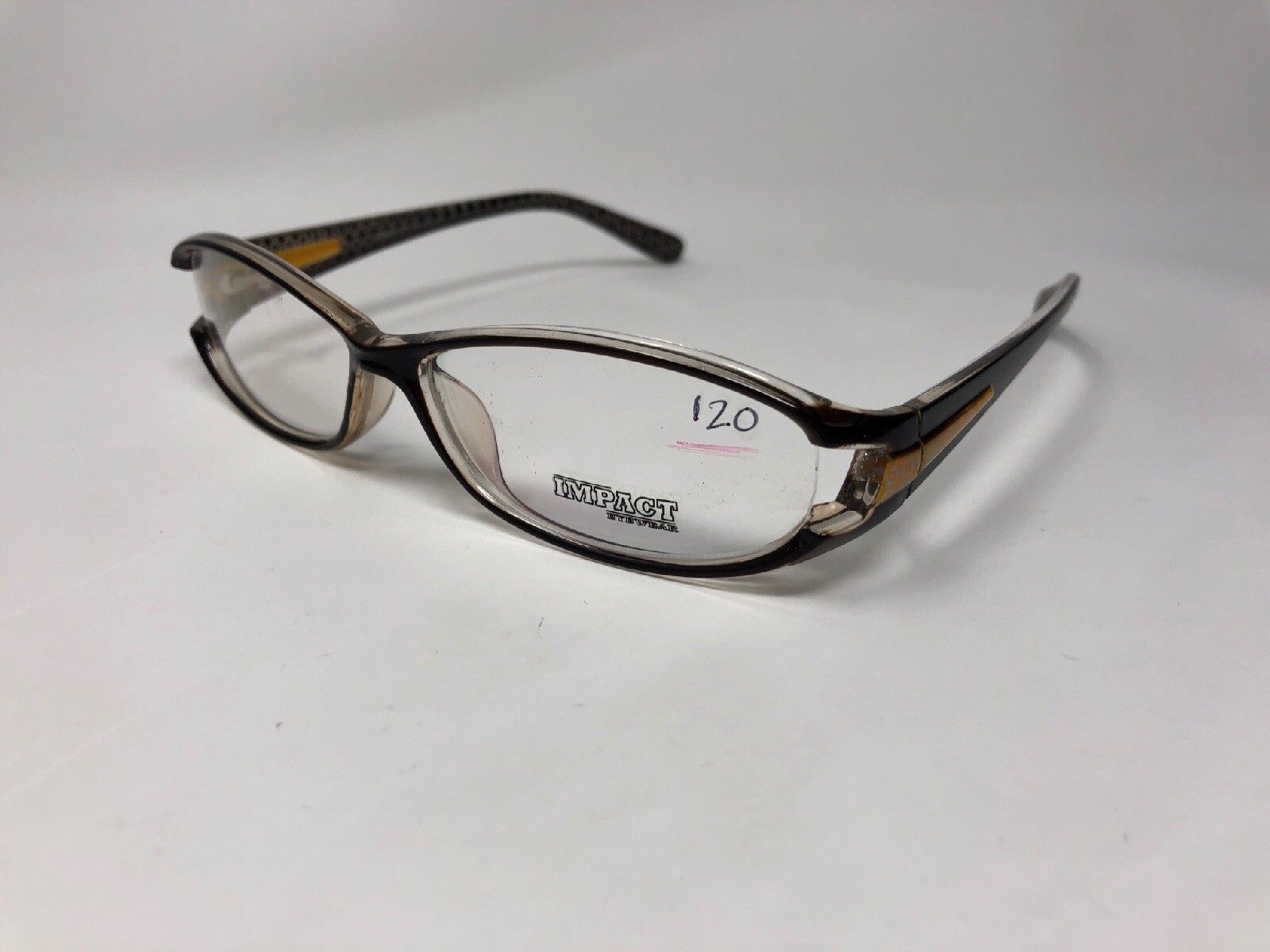 IMPACT EYEWEAR MOD.737 Eyeglasses Frame 55-14mm Dark Brown Crystal FV98 ...