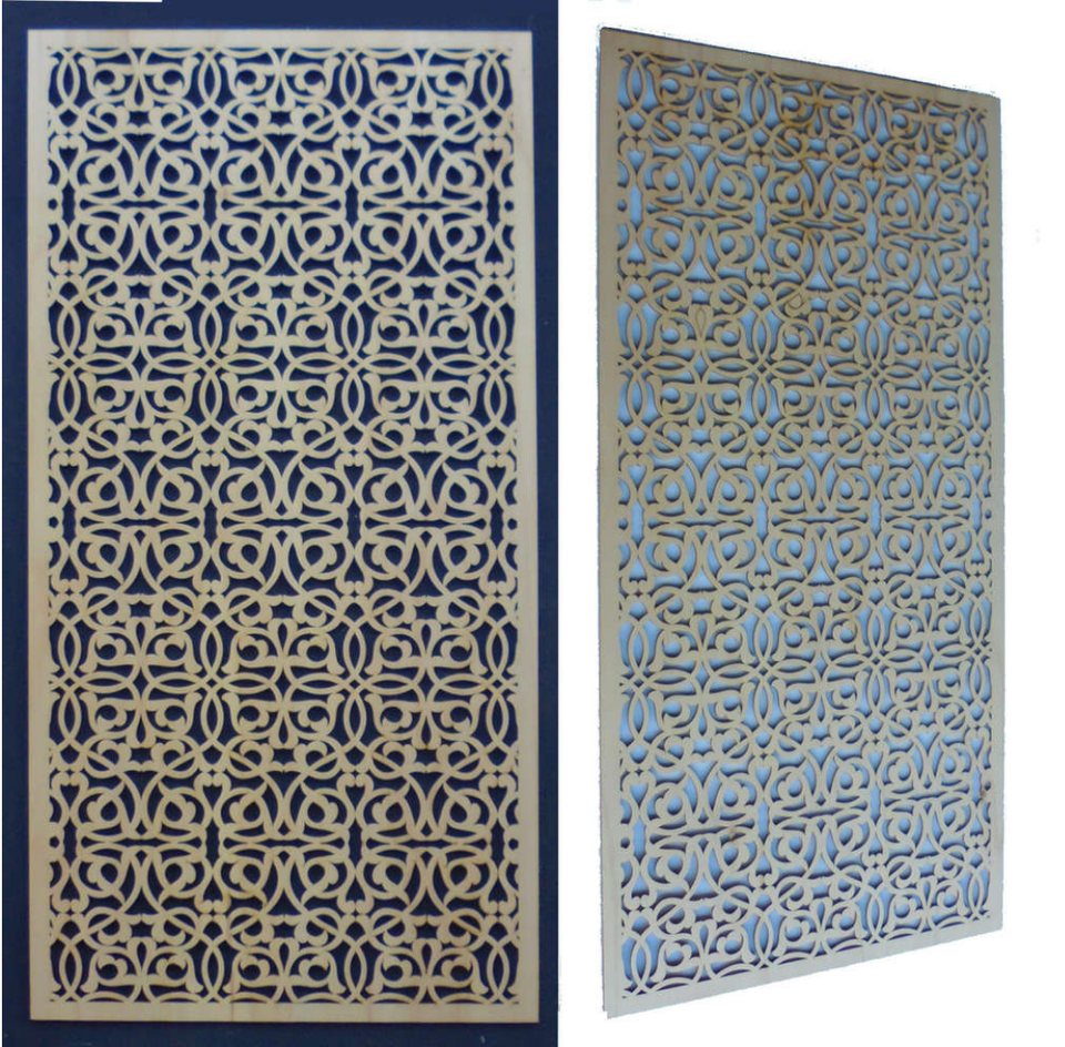 ornamentierte Paneele 100x50cm - orientalische Deko Wand Fenster ...