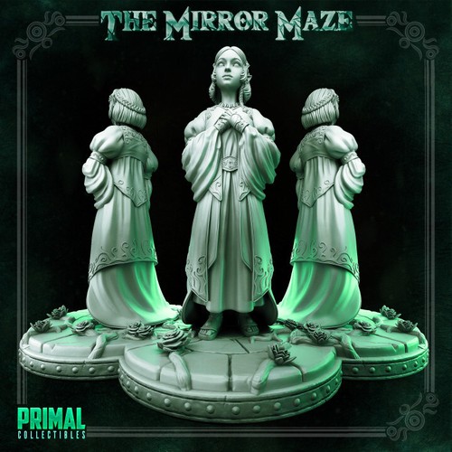 DnD Elves Mirror Maze Pack Mini 32mm Scale TTRPG | eBay UK
