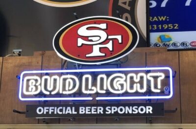 San Francisco 49ers Beer Neon Sign Lamp Beer Bar Pub Man Cave Wall ...