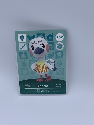 Blanche 262 - Series 3 Animal Crossing Amiibo Card Unscanned And ...