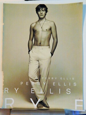 PERRY ELLIS MEN'S FINE FASHIONS ORIGINAL VTG 2003 ADVERTISEMENT, | eBay