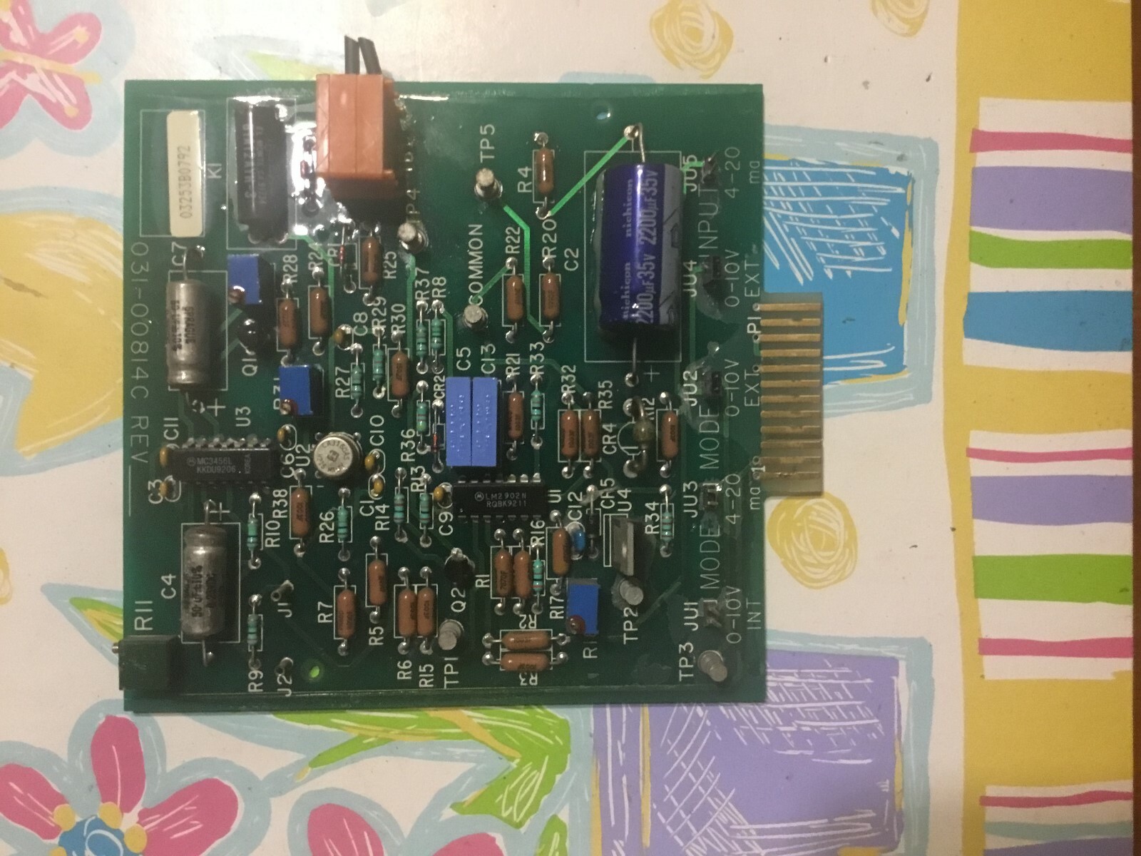 Chiller Control Board, York 031-00814C Rev B -OR- 031-01093C Rev 2 | eBay