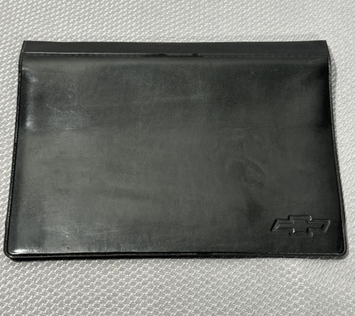 Chevrolet Silverado Owners Manual Case Only Black Vinyl Chevy Bowtie ...