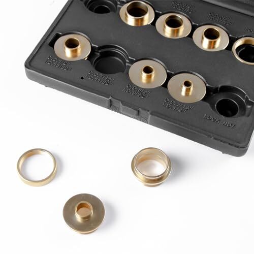 10 pcs Brass Router Template Bushing Guides Sets Fit Any Router Sub ...