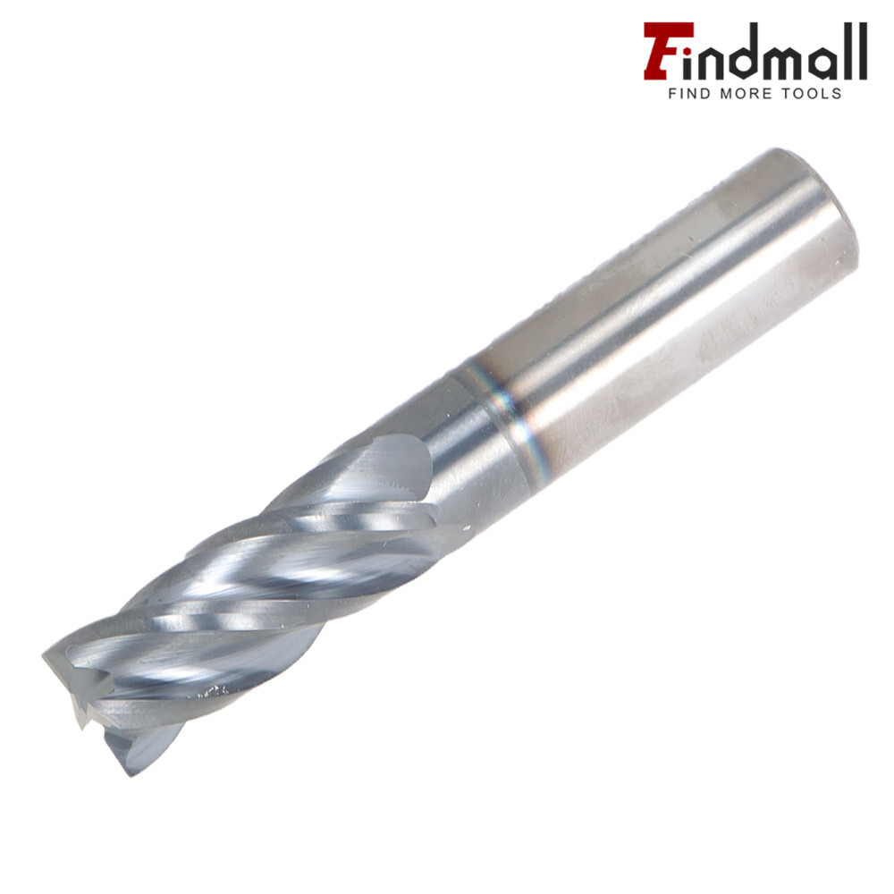 1/2" 4 Flute VARIABLE HELIX Carbide End Mill 3" Overall Length- TiALN ...