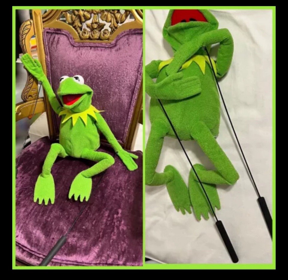 Kermit Frog Rod Puppet | eBay
