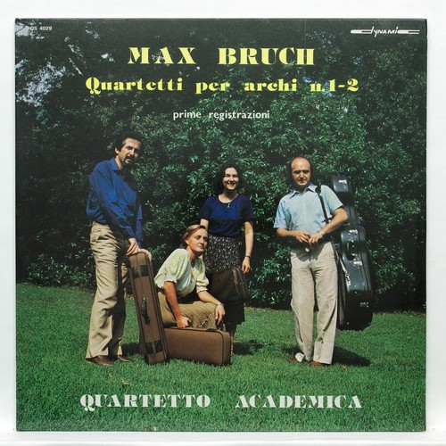 QUARTETTO ACADEMICA ⸻ BRUCH string quartets nos.1 & 2 ⸻ DYNAMIC LP NM ...