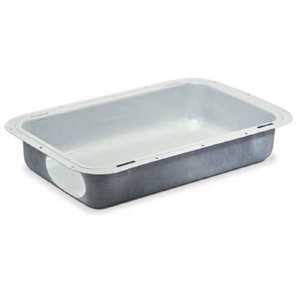Construction Solutions DBX1000M White Dryer Box Metal w Trim Ring for ...
