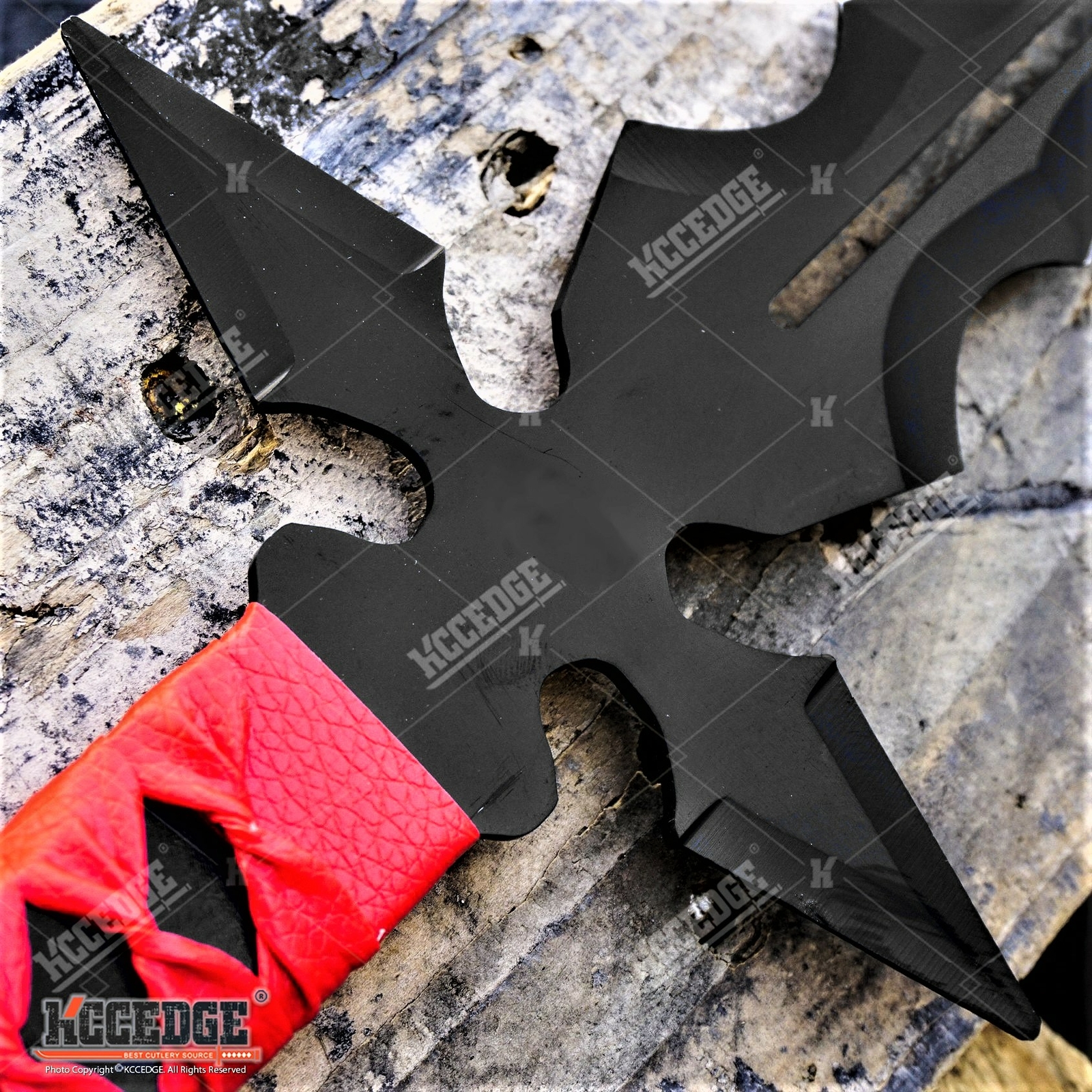 25.75" FULL TANG RAZOR SHARP NINJA SWORD FULL EDGE SPEAR POINT BLADE w ...