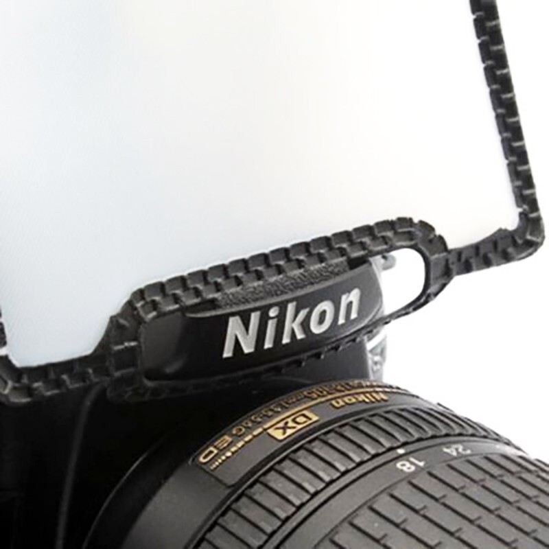 Universal Pop up Flash Diffuser Soft Screen For DSLR Caemras Canon ...