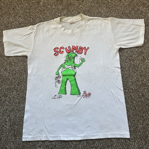 Vintage Scumby Tee Shirt 80s Large Cartoon Promo | eBay
