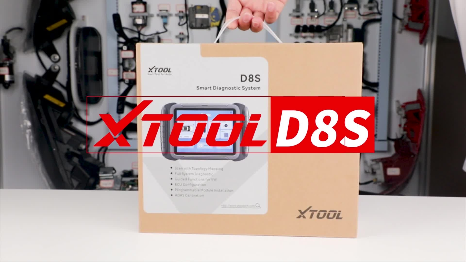 XTOOL D8S Bidirectional OBD2 Scanner Used Diagnostic Full System Tool ...