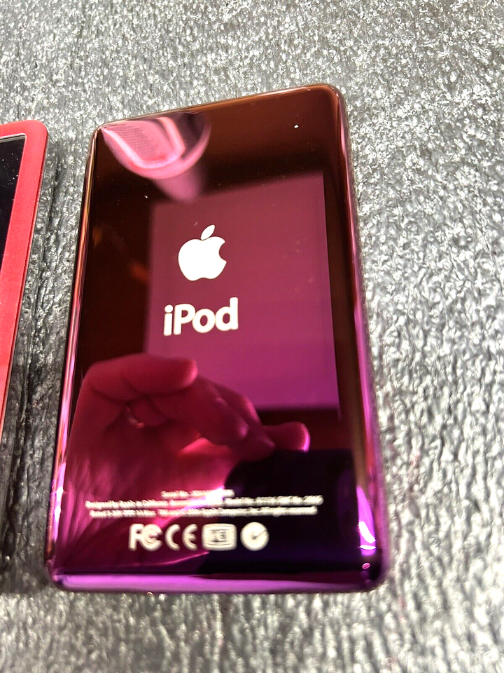 Apple IPOD CLASSIC 6th Generation 80GB - Red - Purple Back mint!! | eBay