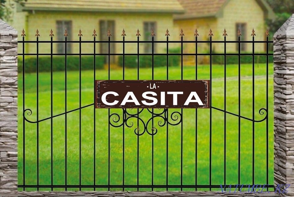 La Casita Sign Indoor or Outdoor Art Rustic Street Metal Sign 16 x 4 ...