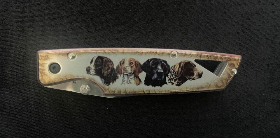 Buck 175 Lightning Knife -Limited Edition Artist Series Hunting Dogs ...