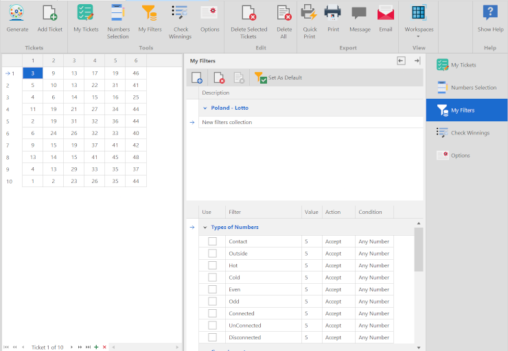 Visual Lottery Analyser | eBay
