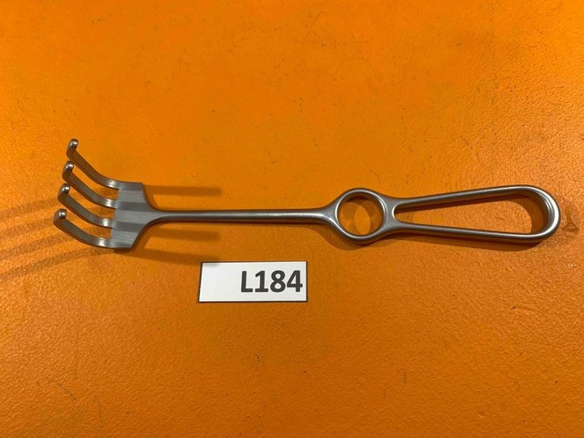 V. Mueller SU3580 Israel Rake Retractor 4 Blunt PRONGS 9-1/2" Long 1 ...