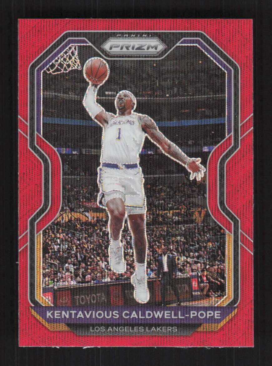 Kentavious Caldwell-Pope 2020-21 Panini Prizm Ruby Wave Prizms Lakers ...