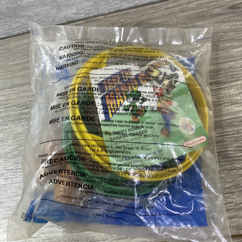 McDonald's Happy Meal Toy NINTENDO #5 Donkey Kong Banana Chaser NEW | eBay