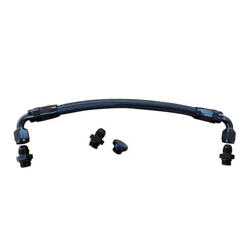 Aluminum -6AN -6 ORB Fuel Rail Manifold Crossover Kit For LS1 LS6 LS7 ...