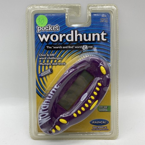 Vintage 2002 Radica Electronic Pocket Word Hunt Handheld Game Search ...