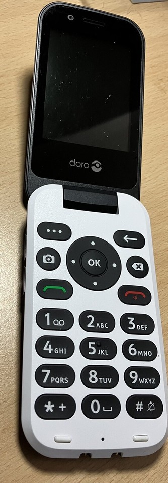 Doro 7030 Dual Sim Black BIG BUTTONS mobile phone Unlocked (Handset ...