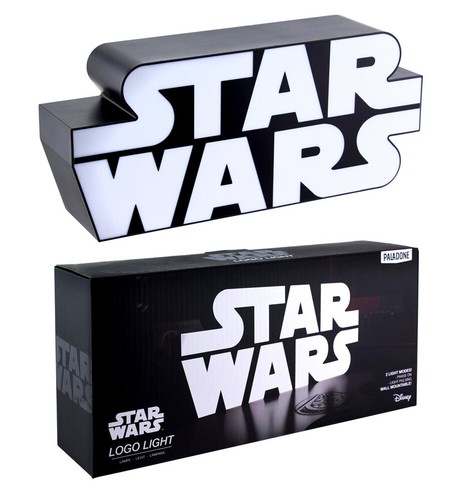 Star Wars Muro Montabile / Autoportante Logo Luce STATI UNITI Venditore ...