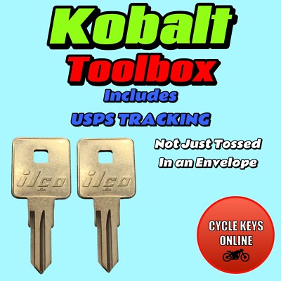 Kobalt Tool box Toolbox Keys Spare Replacement Made key Cut to Code ...