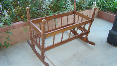 Baby Cradles - Antique Baby Rocking Cradle