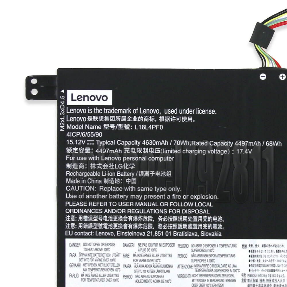 New Genuine L18L4PF0 Battery for Lenovo IdeaPad S540-15IML S540-15IWL ...