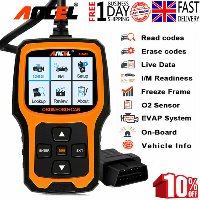 Toyota Yaris OBD2 Car Diagnostic Tool Erase Fault Code Reader Scanner