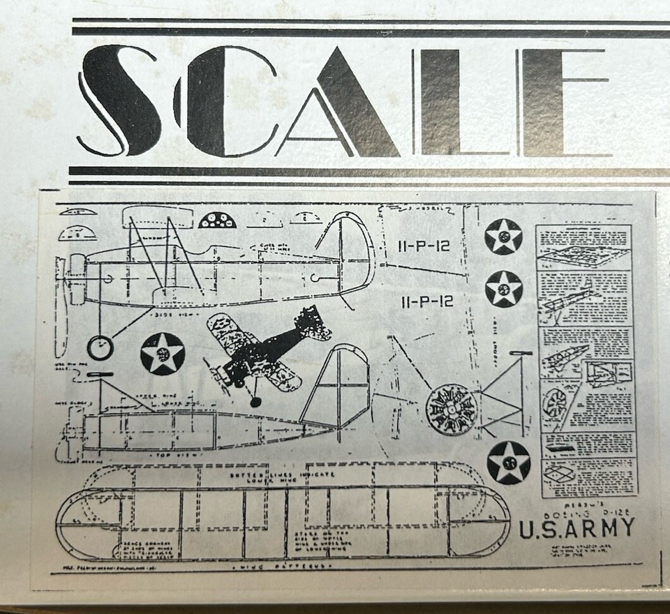 Megow’s Boeing P-12E Pursuit Scale Flight Model Co. Airplane Kit 2025 ...