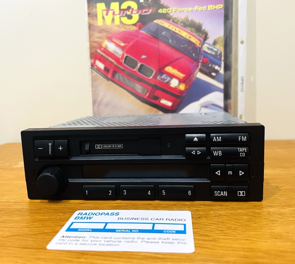 BMW C33 RADIO STEREO CASSETTE E36 318 323 328 E30 E31 E32 E34 540 840 M3 Z3 CODE | eBay