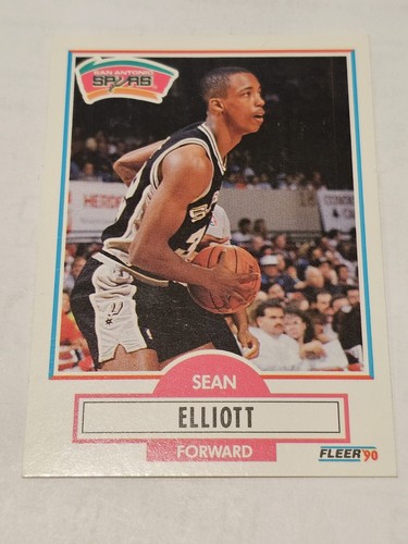 1990-91 Fleer SEAN ELLIOTT #171 Rookie San Antonio Spurs | eBay