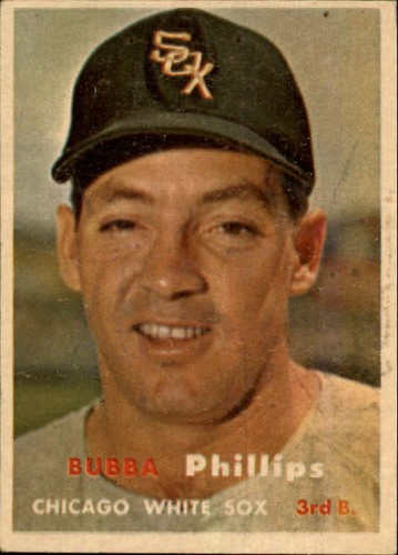 1957 Topps Baseball Card #395 Bubba Phillips - VG-EX | eBay