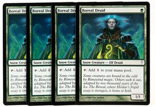 MTG Coldsnap Boreal Druid 4x Playset - Excellent Condition | eBay