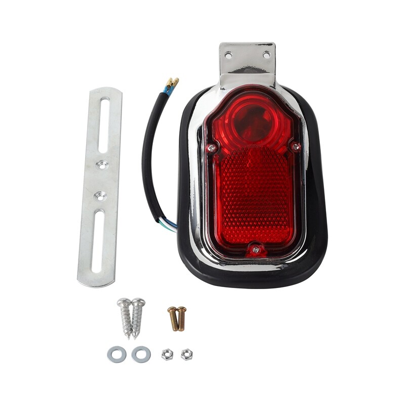 Tombstone Tail Light For Harley Cafe Racer Chopper Custom Motorcycle ...