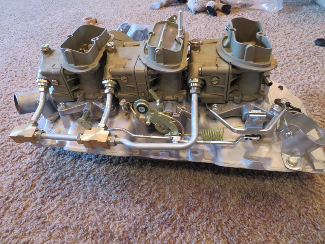 68 69 Corvette 427/400 HP Tri-Power Intake Manifold--GM Part #3937795 ...