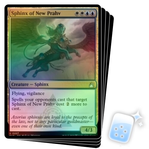 FOIL SPHINX OF NEW PRAHV X4 Ravnica Remastered Magic MTG MINT CARD | eBay