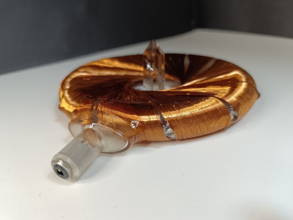 Rodin Coil new 12 turns cler 6" Scalar Toroidal Vortex Wave Generator ...