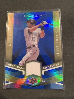 2009 Upper Deck Spectrum Game Used Baseball Card Of Alex Rios!! | eBay