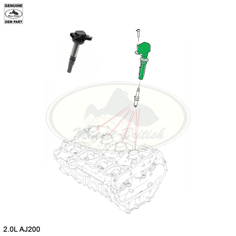 LAND ROVER IGNITION COIL RANGE EVOQUE SPORT DISCOVERY 5 DEFENDER ...