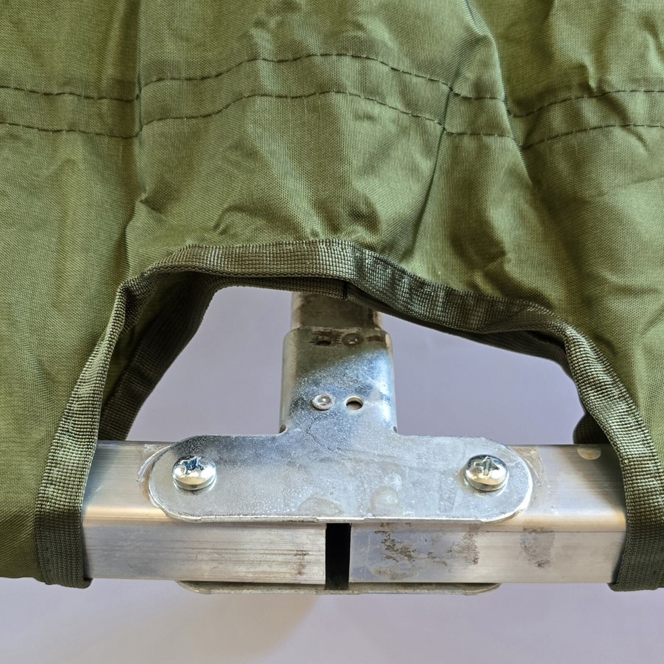 USGI Military Camping Folding Cot Sleeping Bed OD Green | eBay