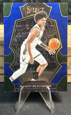 2022-23 Select NBA MarJon Beauchamp Rookie Premier Blue Retail Prizm ...